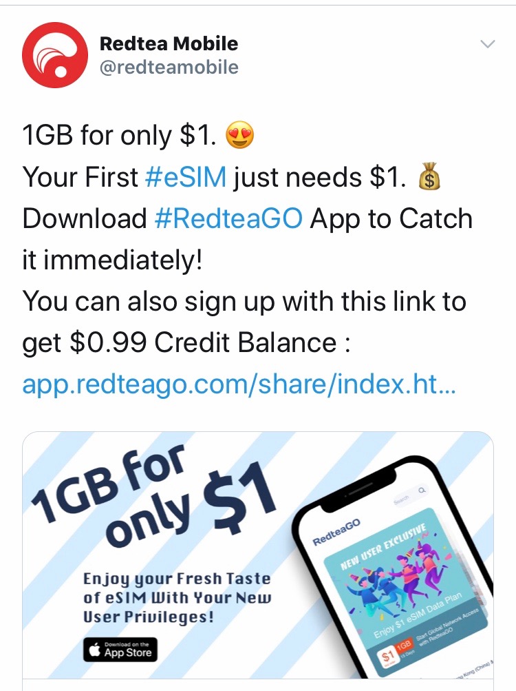 【激安】15日で100円のレッドティー・モバイル使ってみた【e-SIM】 | モントリオールでワーホリしてみた